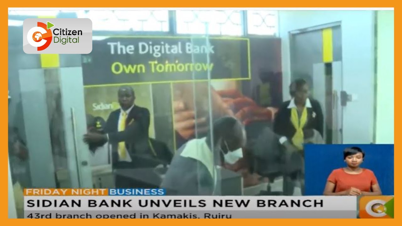 Sidian Bank unveils new branch - YouTube