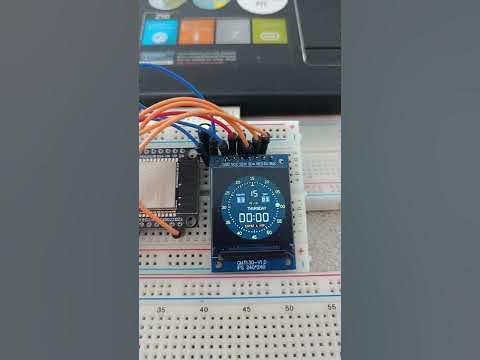 ESP32 TFT Clock using auto select open WiFi and NTP to sync - YouTube