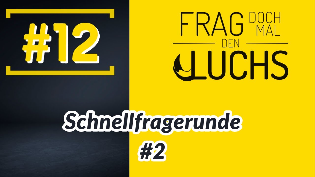 #fdmdl | Frag doch mal den Luchs #12 | Schnellfragerunde #2 - 4 Fragen ...