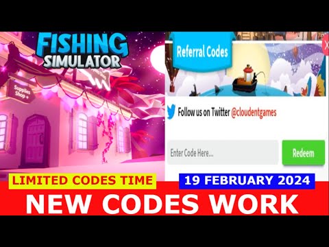*NEW UPDATE CODES* (VALENTINES) Fishing Simulator ROBLOX | LIMITED ...