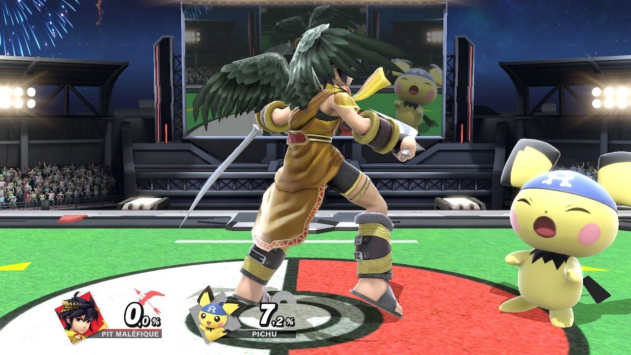 Kudemo (Dark Pit) vs Fire (Pichu) - YouTube