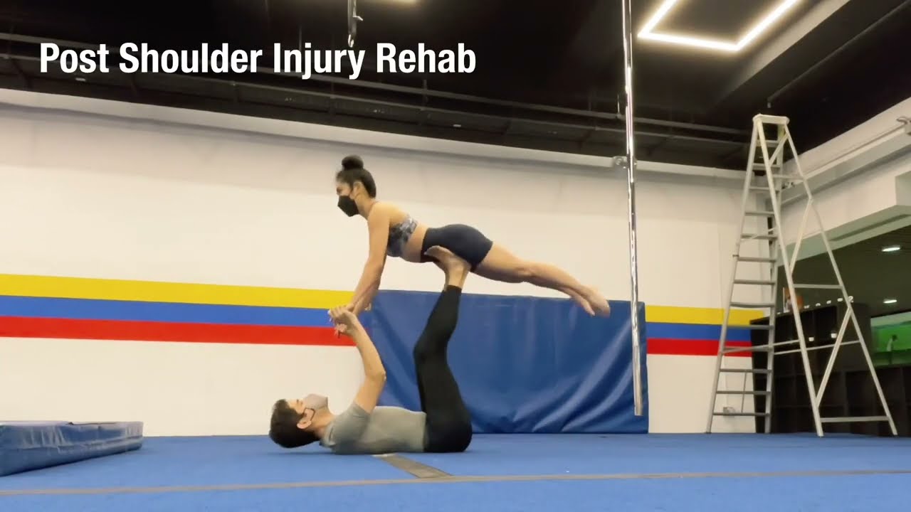 Back on Acro Yoga/ Double Acro - YouTube