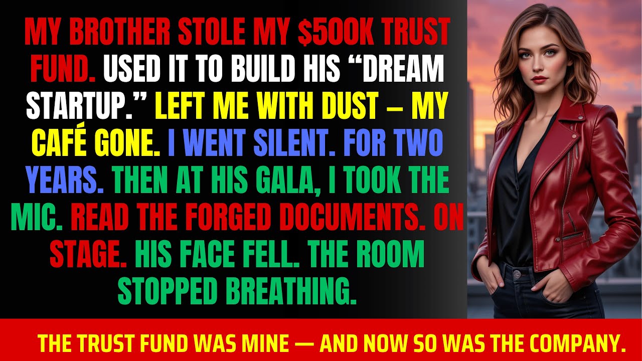 My Brother Stole My $500K Trust Fund—I Exposed Him at His Gala! - YouTube