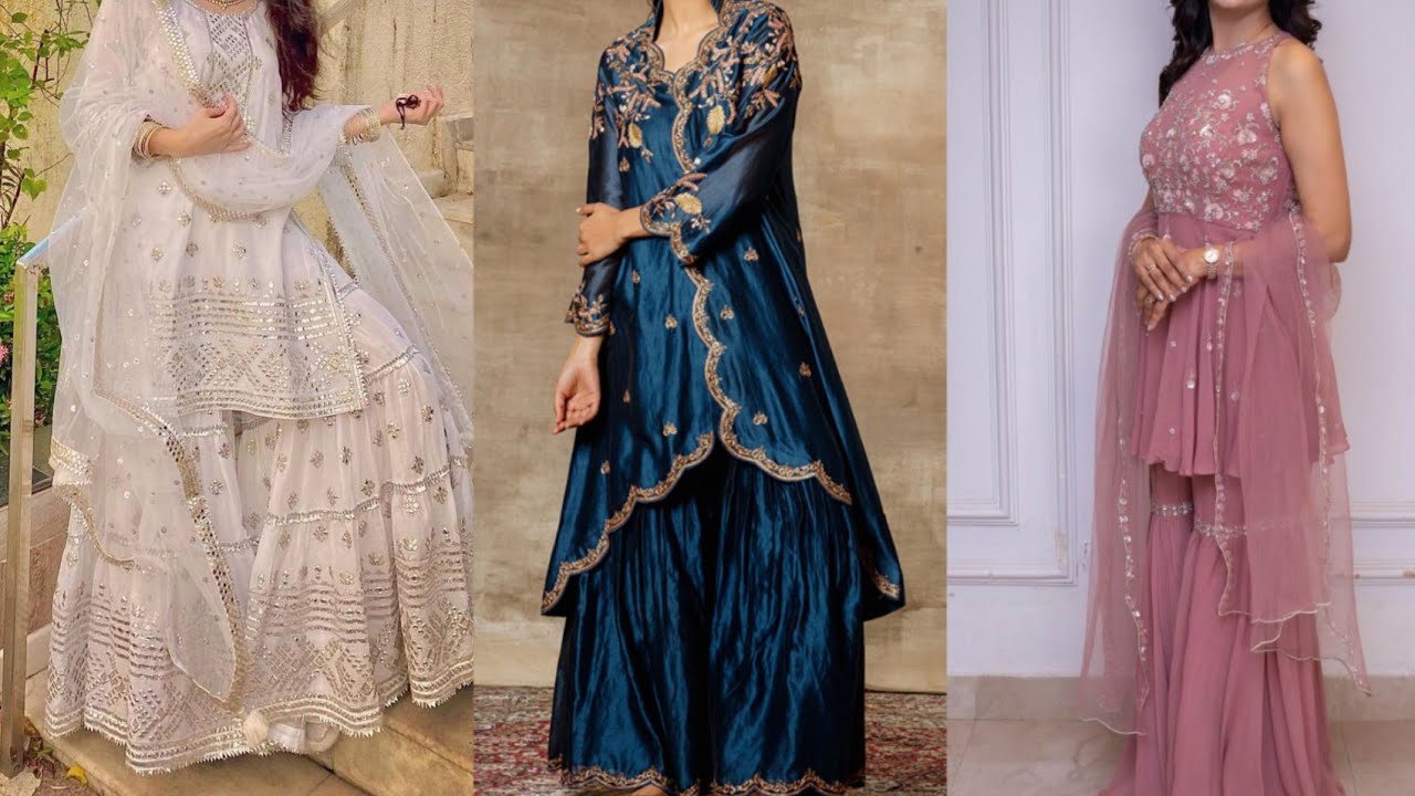eid special dress / trending dress/garara pattern dress for wedding ...