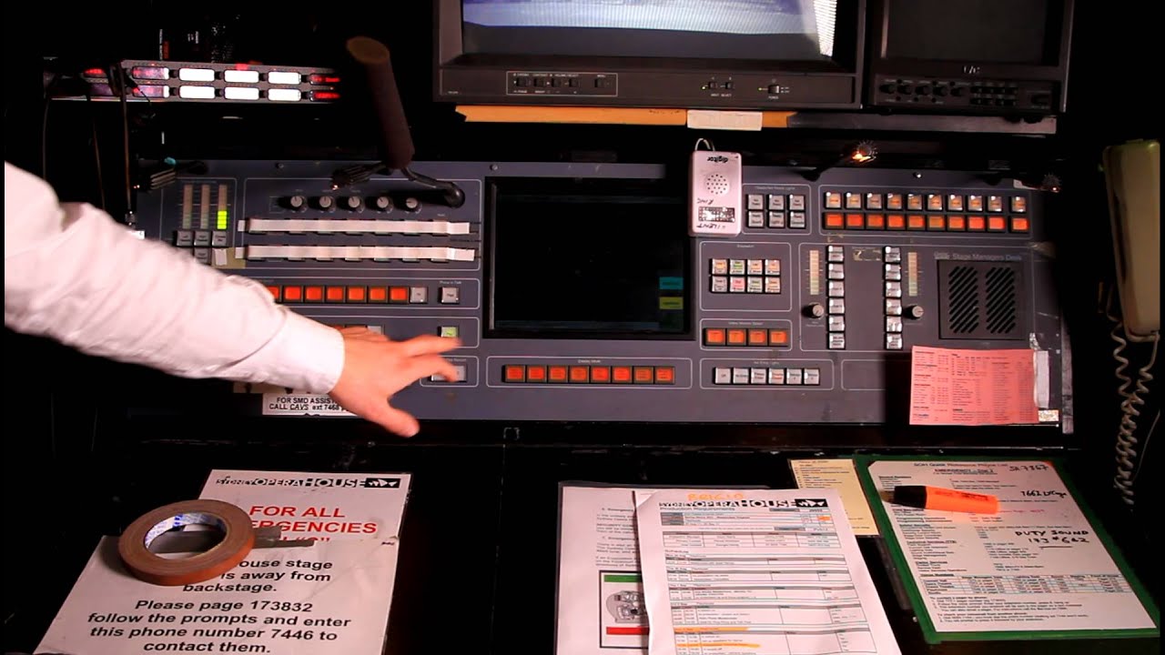 SOH Stage Management Desk - Logging In + Tour - YouTube