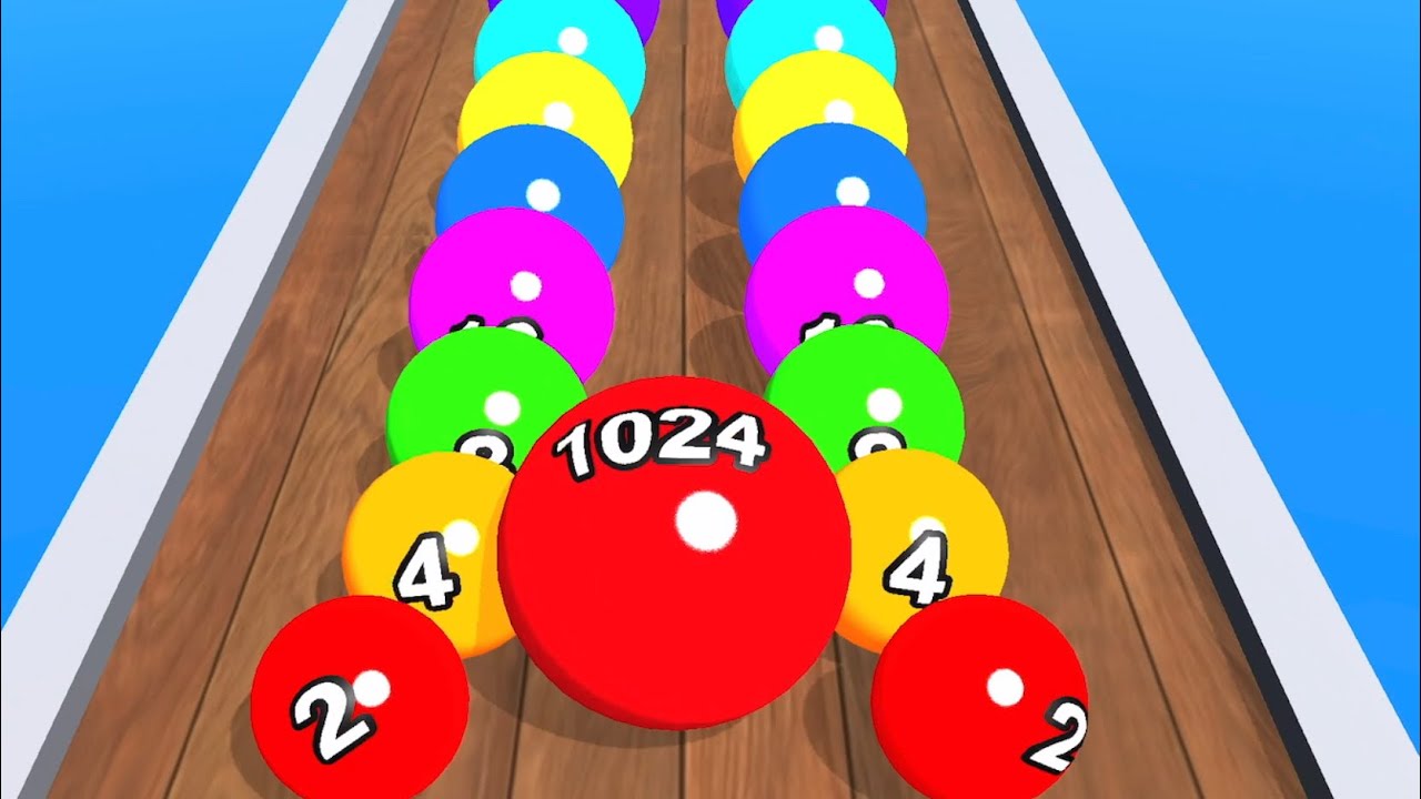 2048 Colors Ball Run 💸🎱 ️MAX LEVELS!! All Levels Gameplay Walkthrough ...
