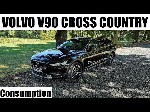 2017 Volvo V90 CC T5 250 HP Consumption / Spalanie - YouTube