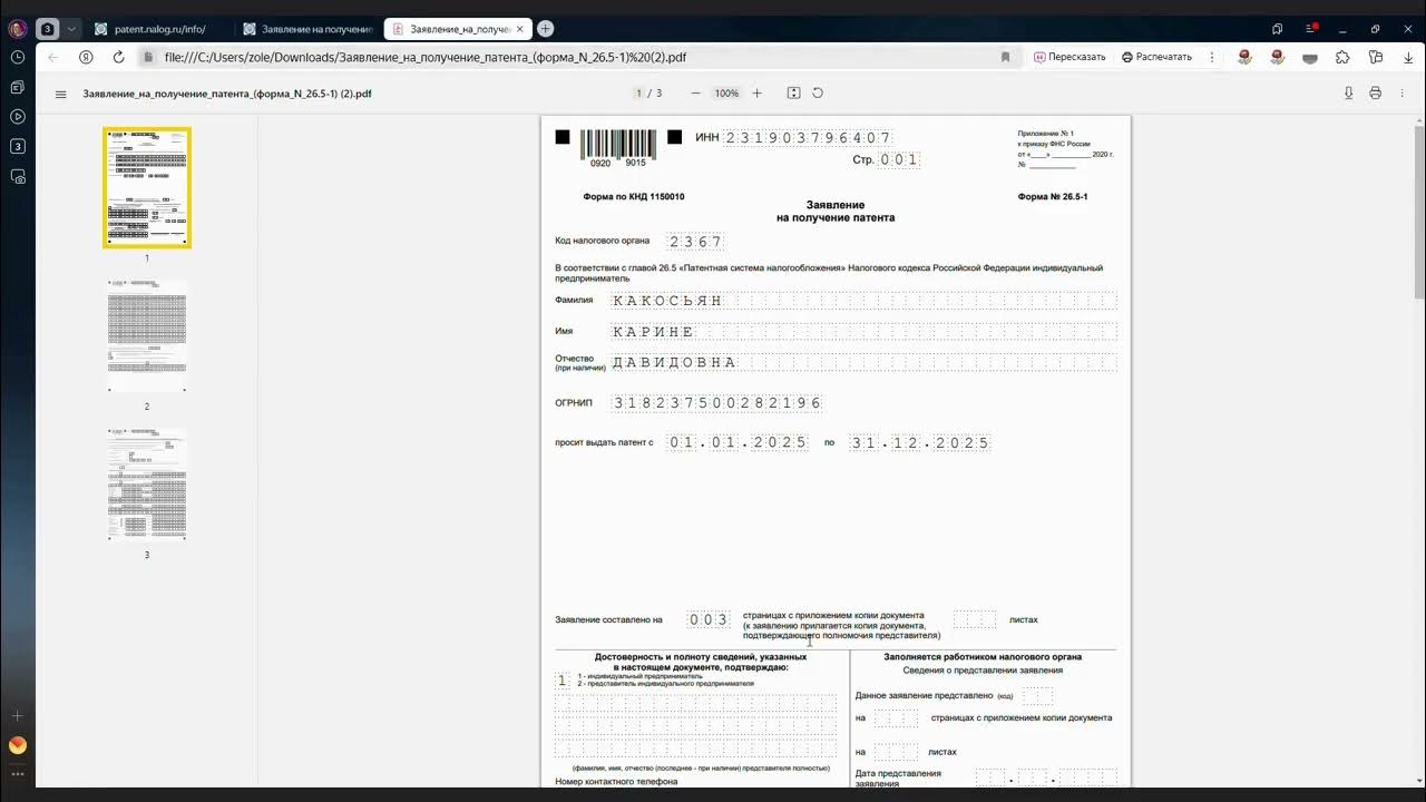 Отправка заявления на патент Расчет стоимости патента Youtube