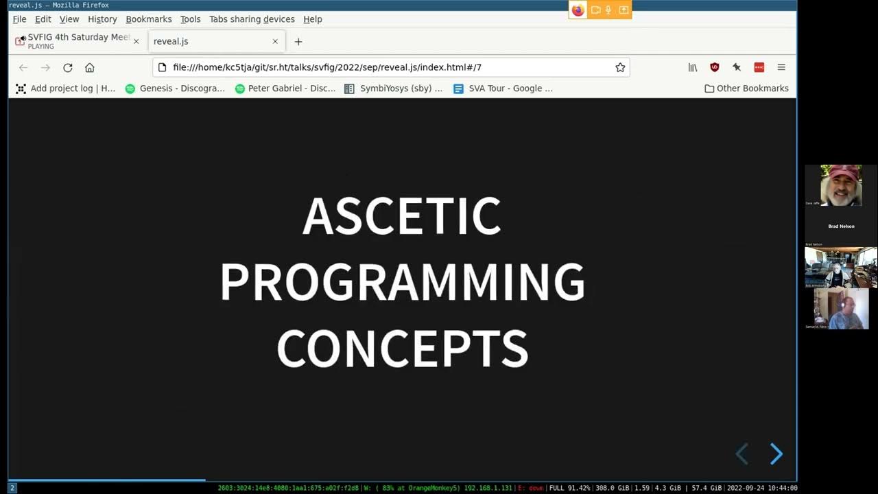 2022-09-24 --- Ntity-Component-Systems versus Ascetic Programming --- Samuel A. Falvo II - YouTube