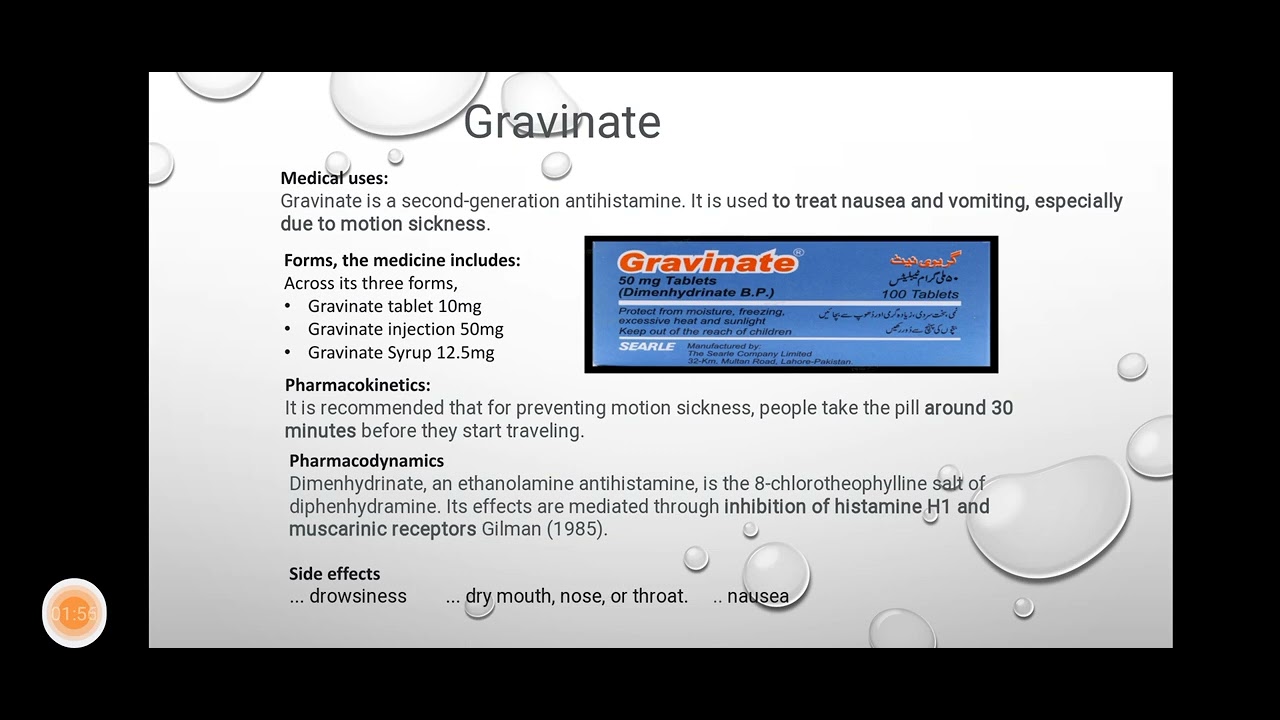 gravinate tablet - YouTube