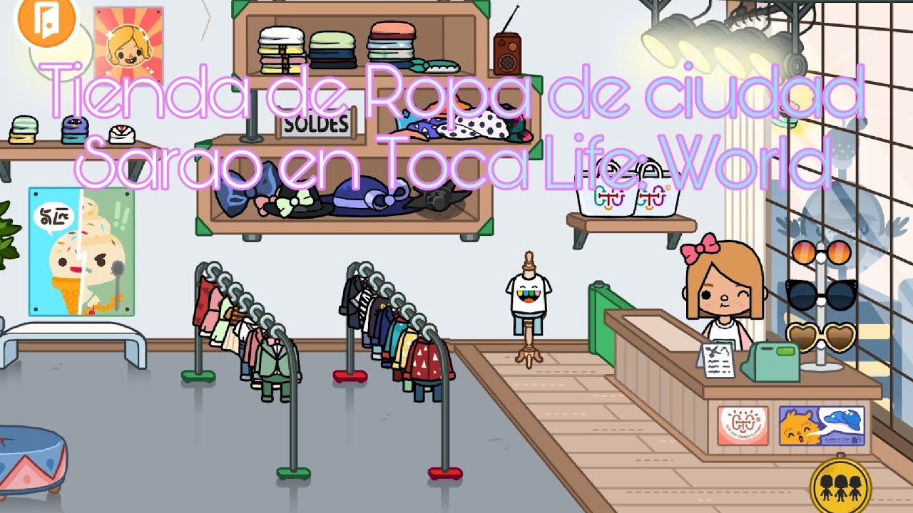 Explorando#10 la Tienda de Ropa de Ciudad Sarao en Toca Life: World ...