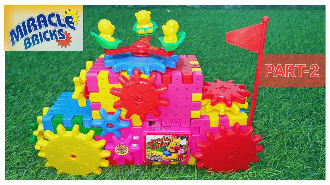 How To Make Moving CAR 🚗 With Miracle Bricks -Part 2 I Gear Toy for ...