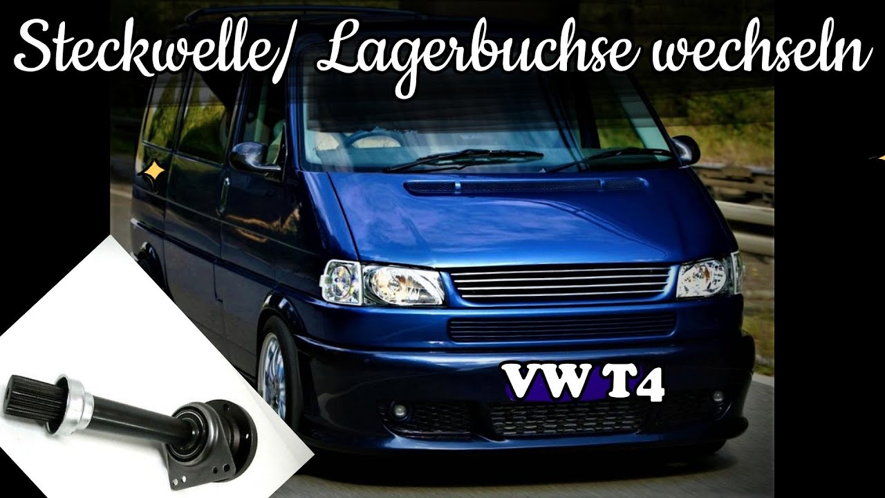 Steckwelle und Lagerbuchse VW T4 wechseln (Change plug-in shaft and ...