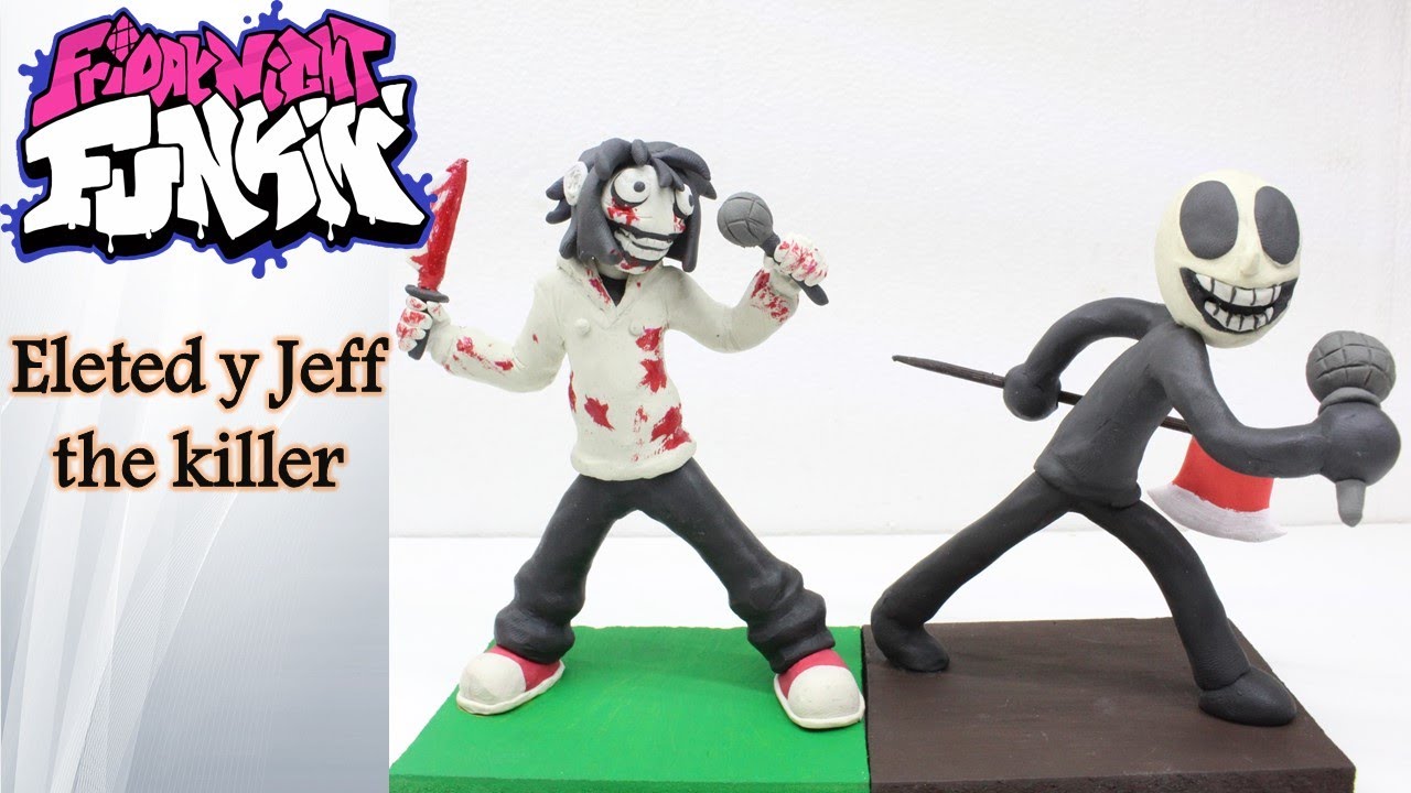 CREANDO TODOS los MODS de FNF (Eteled y Jeff the killer) plastilina ...