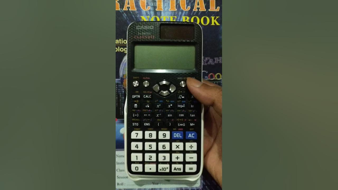 How to convert Decimal to Binary, Hexadecimal & Octal base number | CASIO fx- 991EX #calculator ...