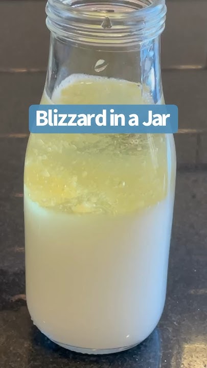 Blizzard in a Jar - Fun Kids Science Experiment #science # ...