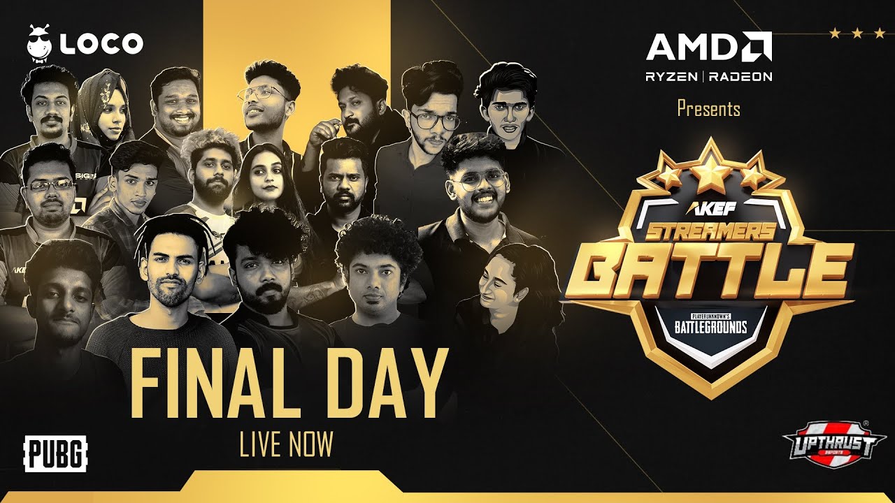 AMD presents AKEF Streamers Battle | Day-3 | PUBG - YouTube