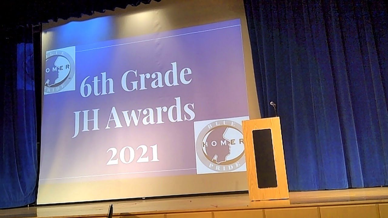 Homer Junior High School Awards - 6th Grade - YouTube