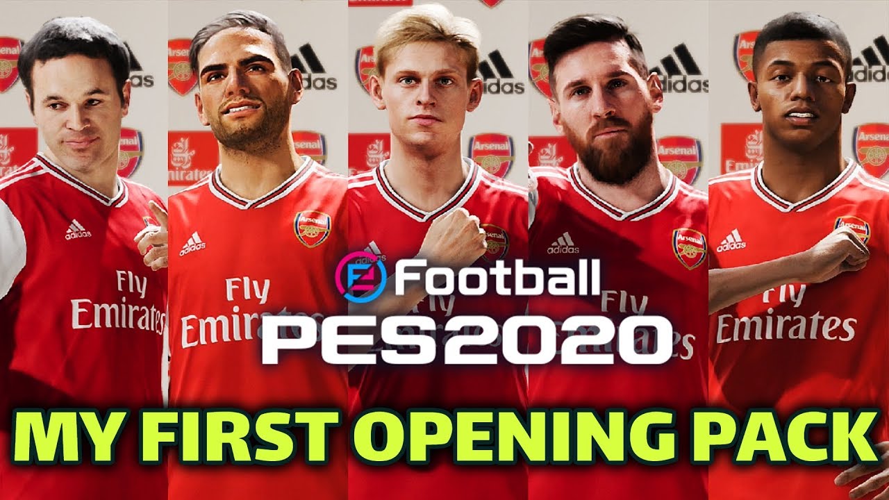 PES 2020 | MYCLUB | MY FIRST OPENING PACK | NEW OPTIONS | PLAYER STATS ...