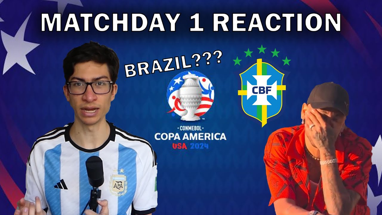 COPA AMERICA 2024 MATCHDAY 1 REACTION | feat. @AD744 - YouTube