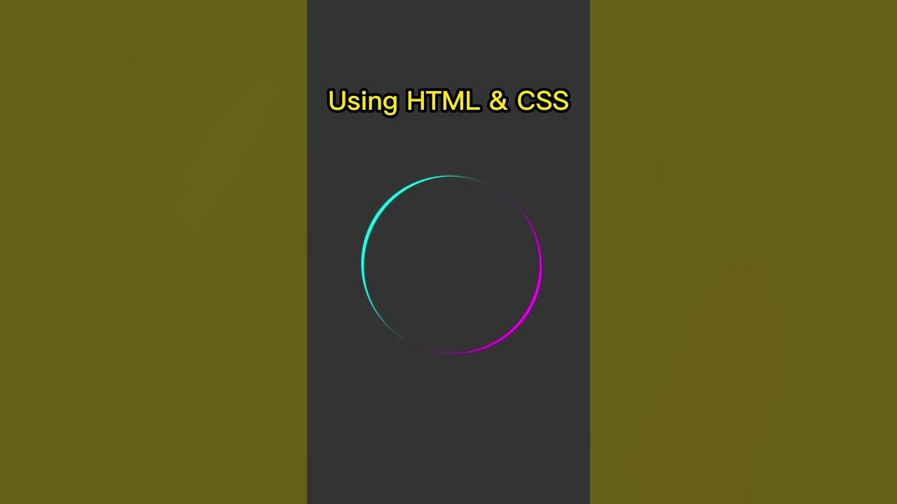 Circle Css Preloader Htmlcss Webdevelopment Animation Css Coding Shortsyoutube Youtube 9113