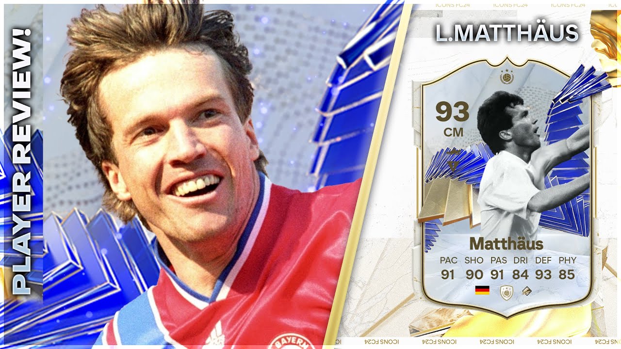 4 STAR SKILLS NOW!!!! TOTY ICON 93 RATED LOTHAR MATTHAUS PLAYER REVIEW ...