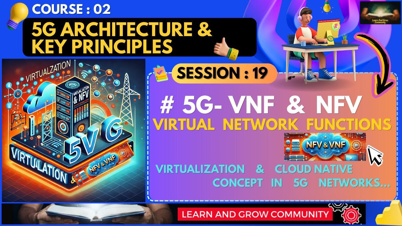 #19 ~ What are NFV and VNF Concept in 5G ? Virtual to Cloud Native in 5G Network | Course 02 #5g ...