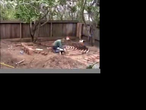 Building a Backyard Labyrinth - YouTube