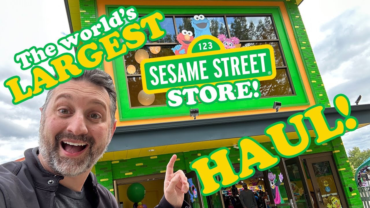 World's LARGEST Sesame Street Store Haul! - YouTube