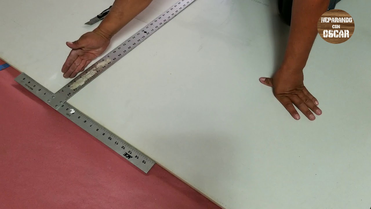 Como cortar tabla roca fácil #tablaroca - YouTube