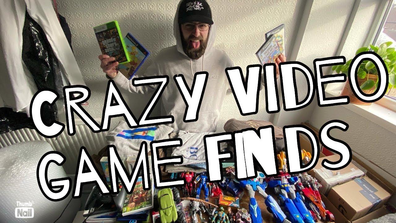 CRAZY Video Game Finds At The Car Boot - UK eBay Reseller - YouTube