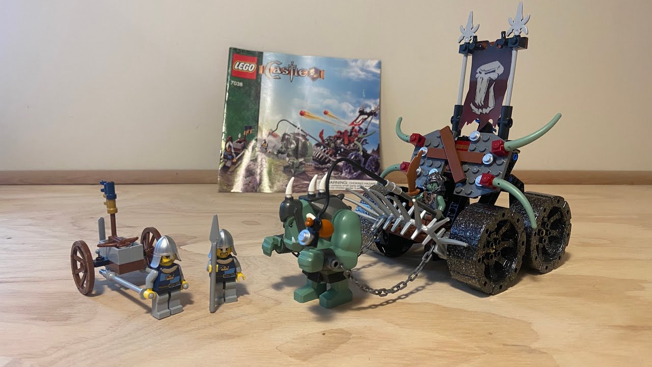 Lego set 7038 Troll Assault Wagon from 2008 - YouTube