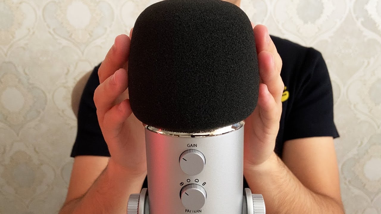 ASMR Slow Mic Scratching, Whispers, Brain Massage for Sleep, Rubbing ...