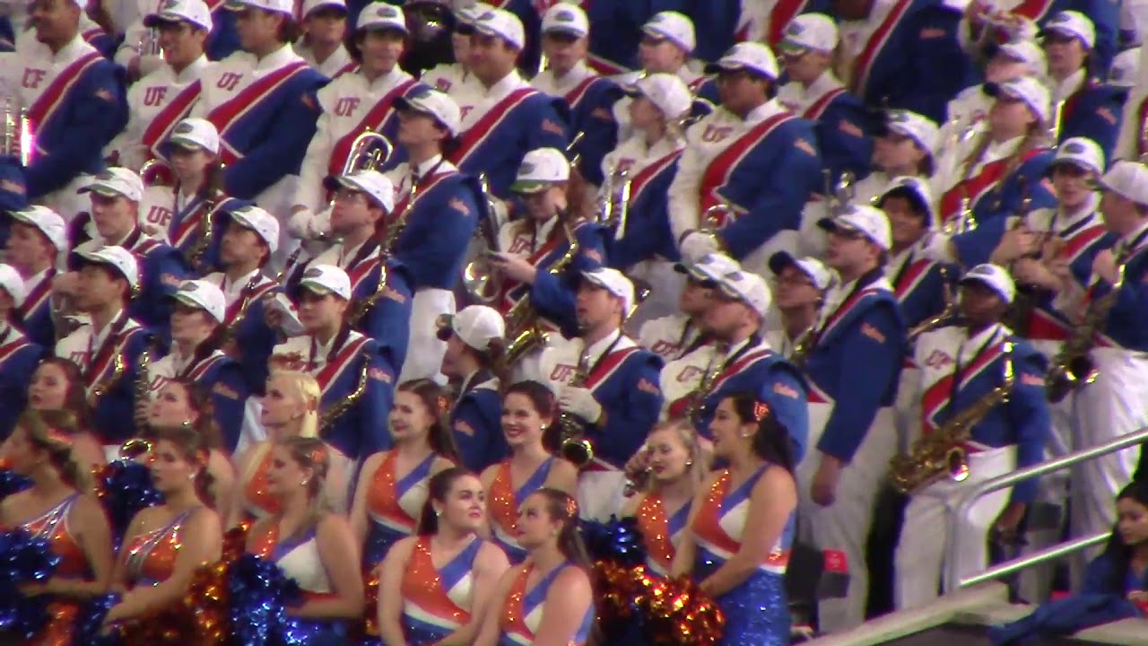 UF Gator Marching Band 12/29/18 - Stands 1st Half - YouTube