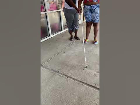 basic cane skills and techniques 2 - YouTube