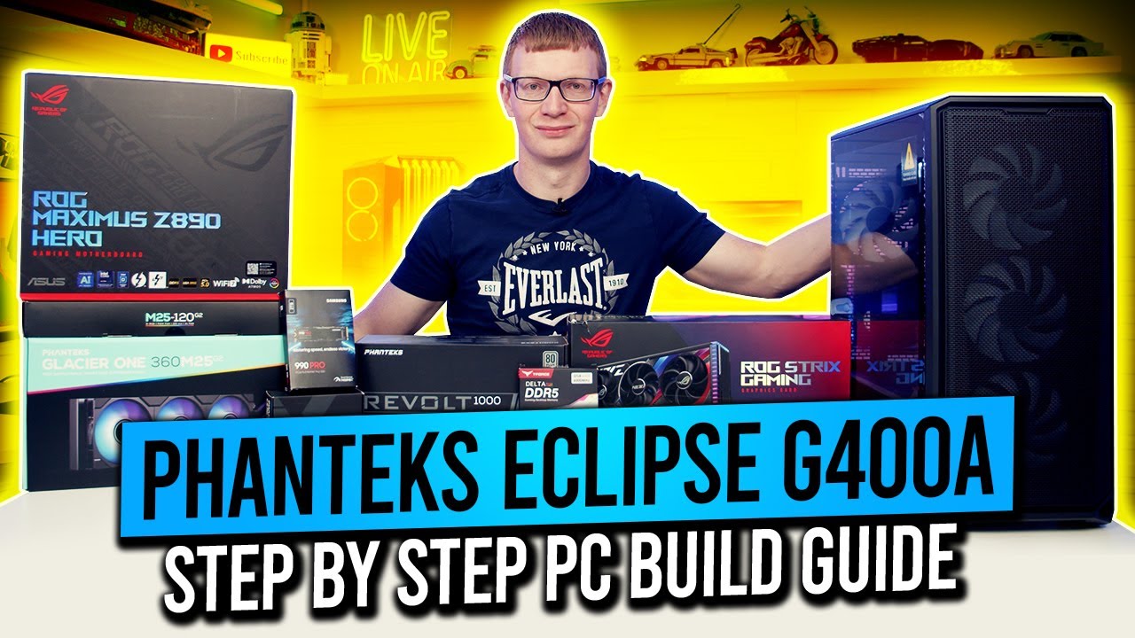 Phanteks Eclipse G400A Build - Step by Step Guide - YouTube
