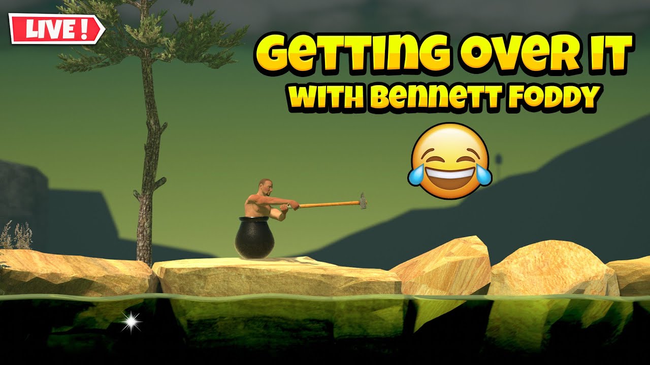 1🔴 Getting Over it with bennett foddy Telugu Gameplay | MR JSC RELOADED ...