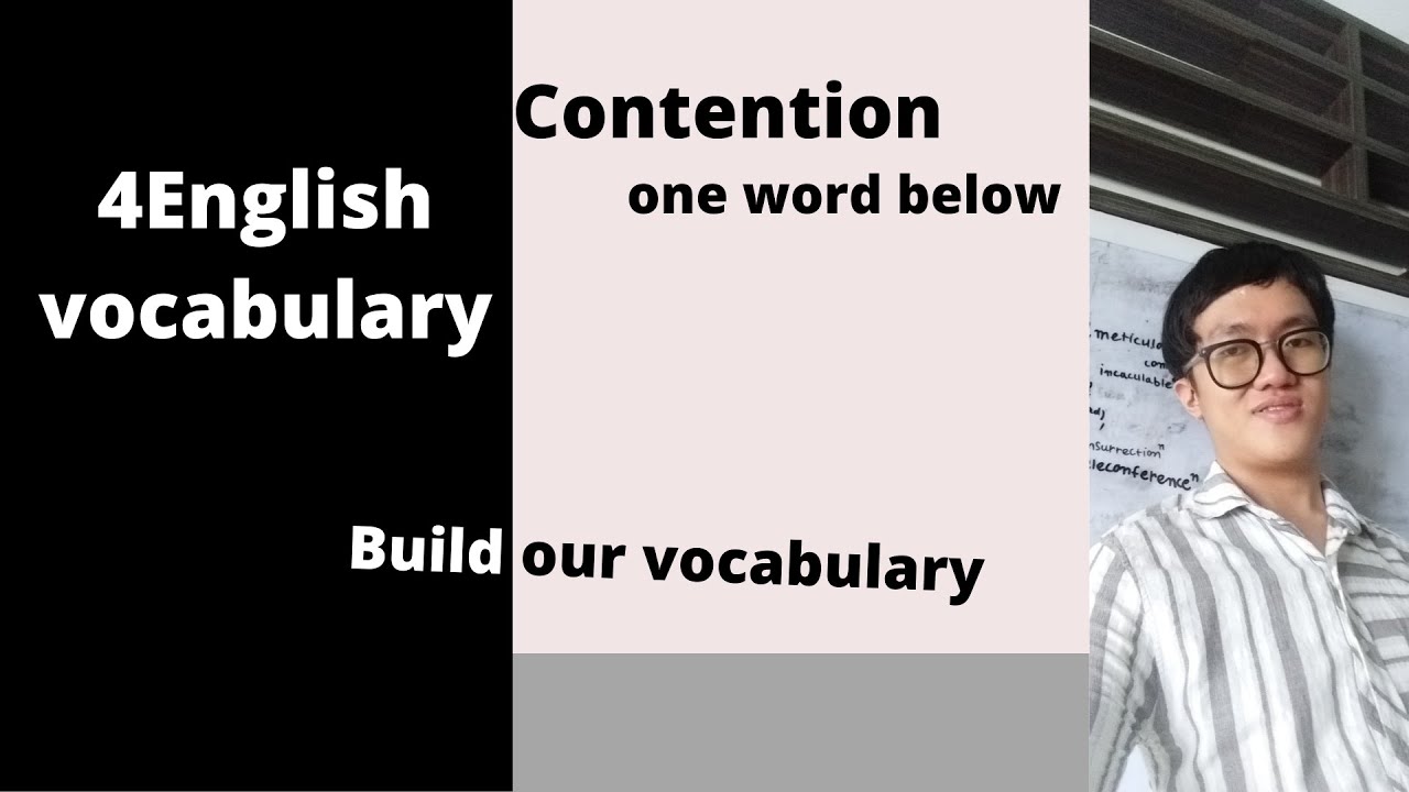 Contention, one word below - YouTube