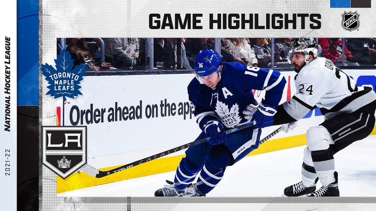 Maple Leafs @ Kings 11/24/21 | NHL Highlights - YouTube