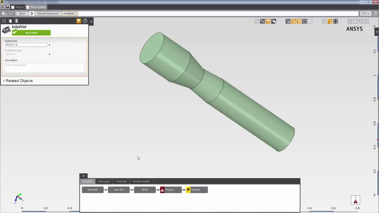 ANSYS Discovery AIM: Expressions Custom Results Variable, Boundary ...
