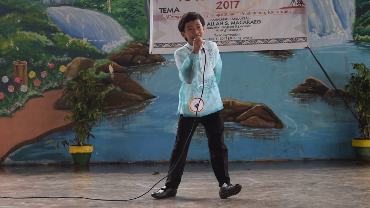 Kampyeon sa Isahang Pag-awit (Pagdiriwang ng Buwan ng Wika) - YouTube