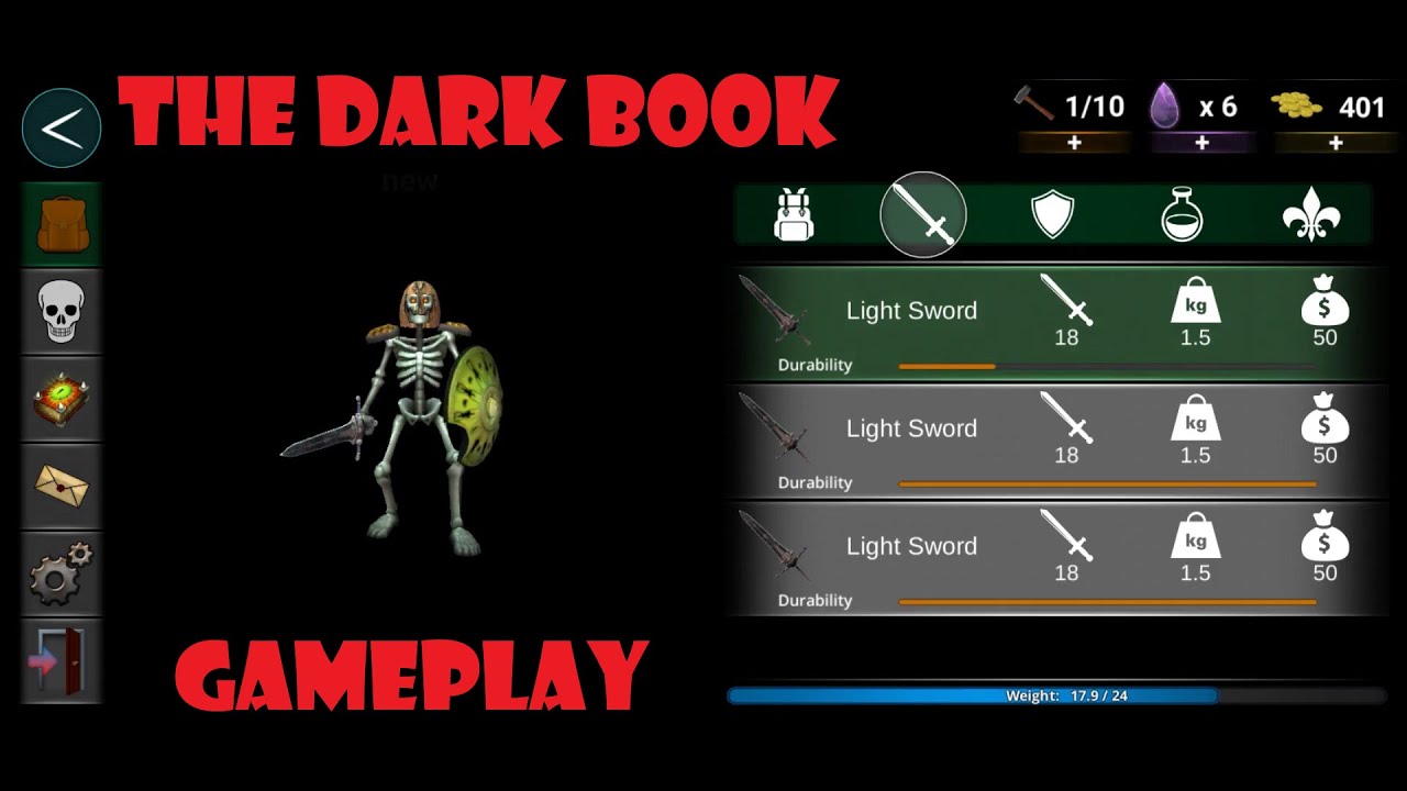 The Dark Book Gameplay - YouTube