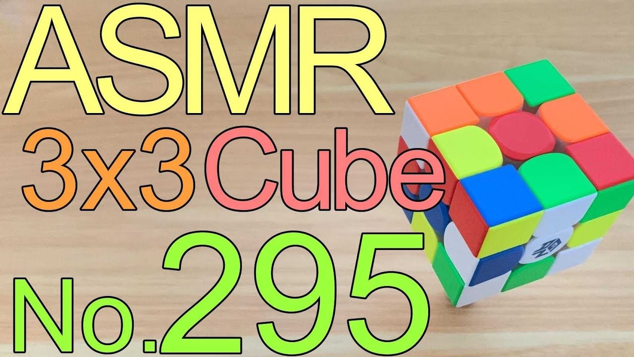 [3x3] No.295 Rubik's Cube Practice | scramble | ASMR for Sleep and ...