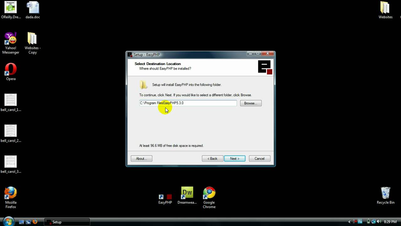 How to install EasyPHP in your computer - YouTube