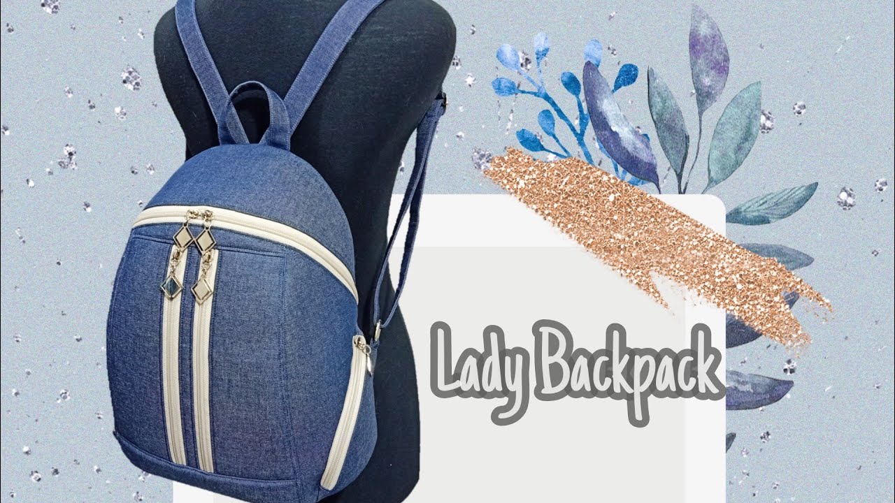 Cara Membuat Tas/Lady Backpack - YouTube