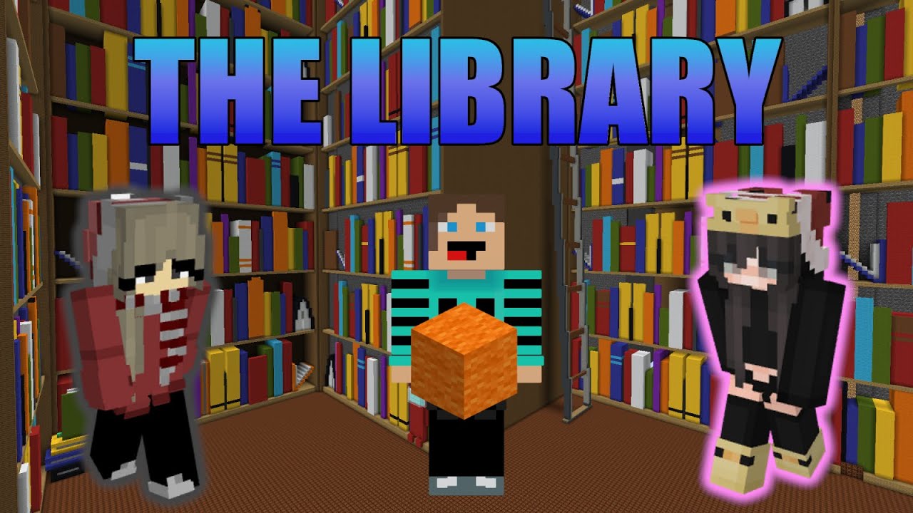 The Library EP6 - I become a punching bag.. (Minecraft Dropper Map) ft ...