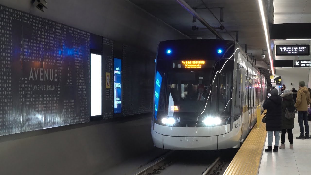 NEW! Eglinton Cross town TTC LRT ride! Avenue road-Mount Dennis! - YouTube