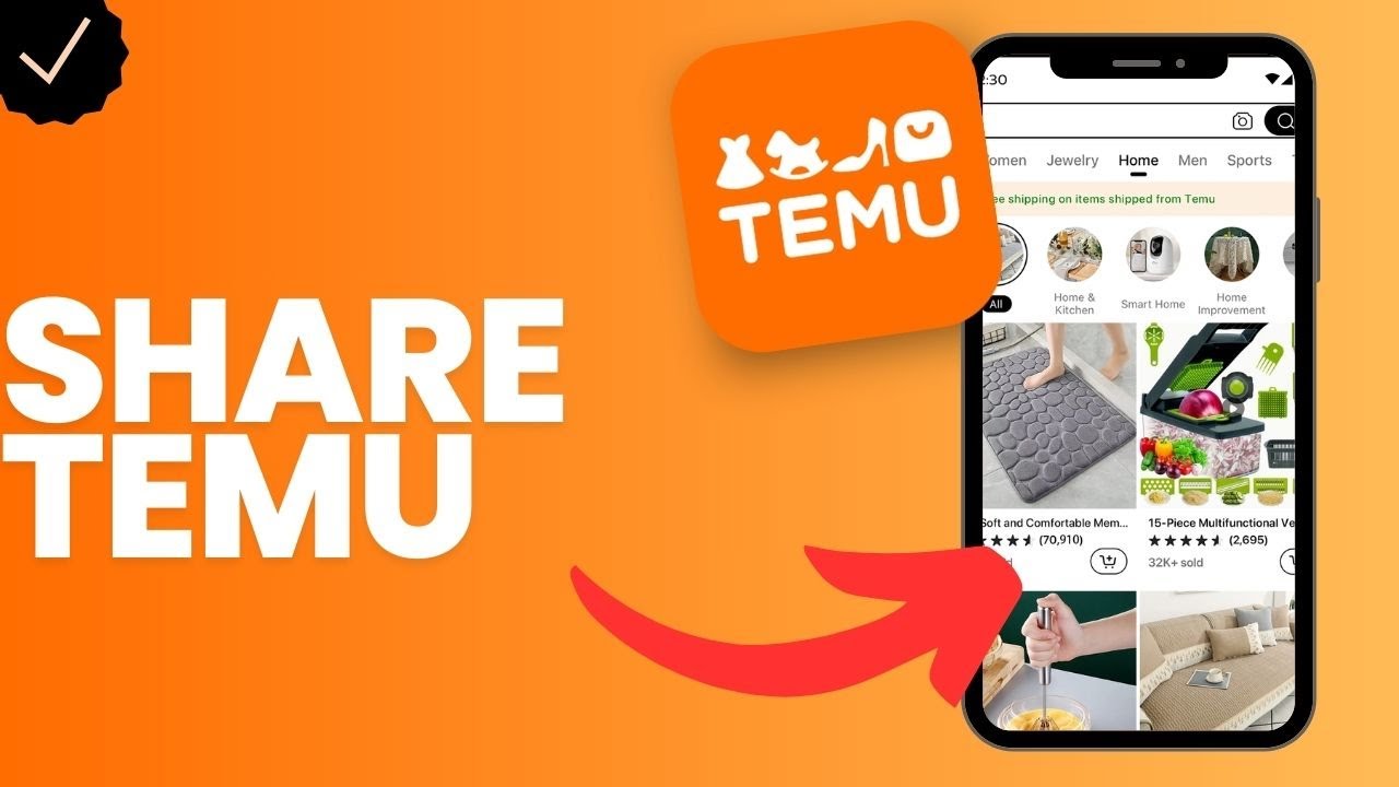 How to share Temu? - YouTube