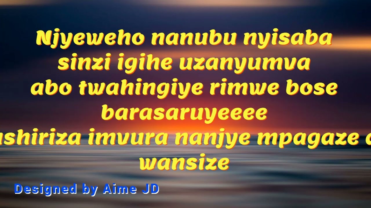 NIHO NKIRI BY Annette Murava Lyrics - YouTube
