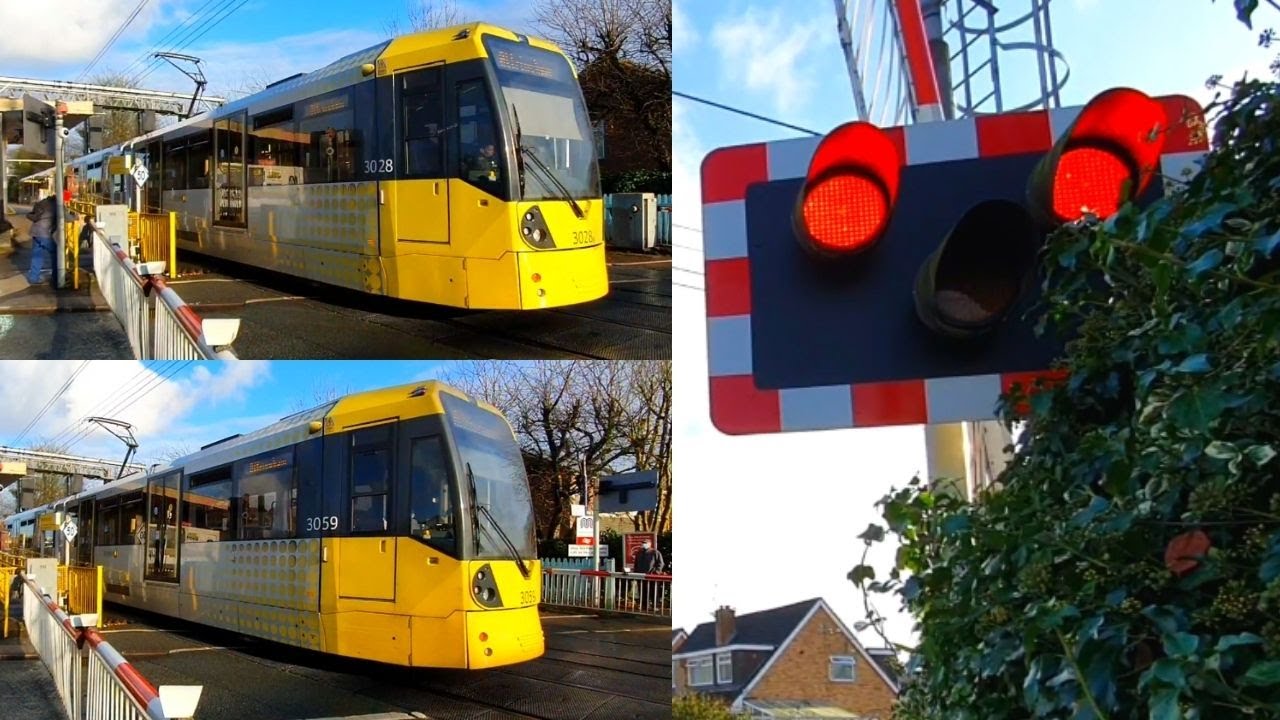 Navigation Road Level Crossing, Manchester - YouTube